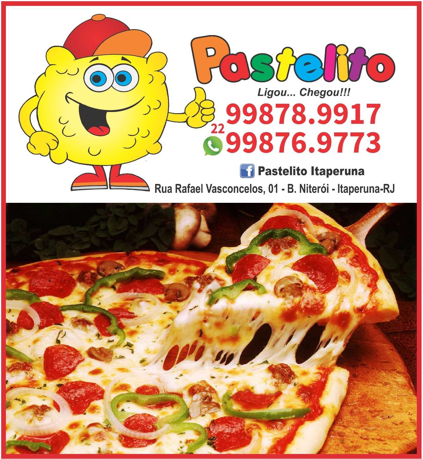 HOJE É O ÚLTIMO DIA! Não percam a SEMANA DA PIZZA na PASTELITO! Termina ...