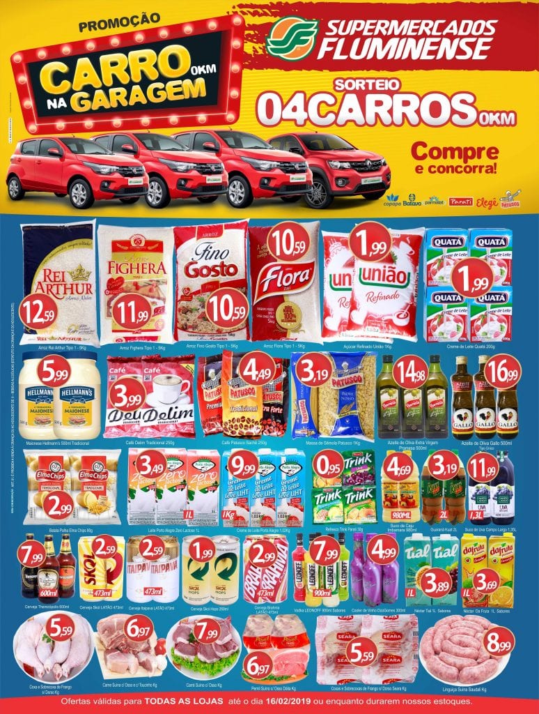 Promoção Carro na Garagem! Sorteio de 4 Carros 0KM nos Supermercados ...