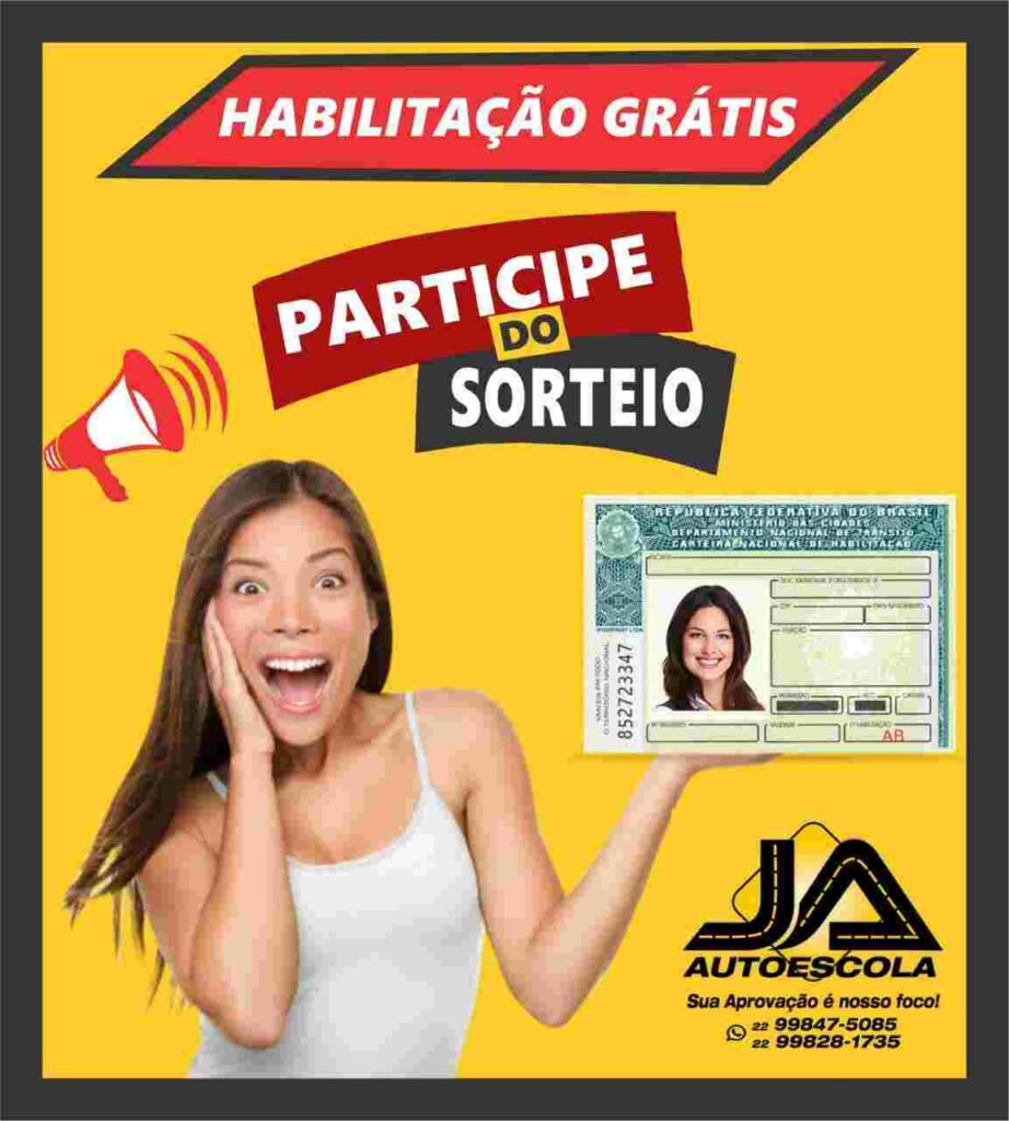 Autoescola JA – Participe do Sorteio no nosso Instagram e concorra a ...