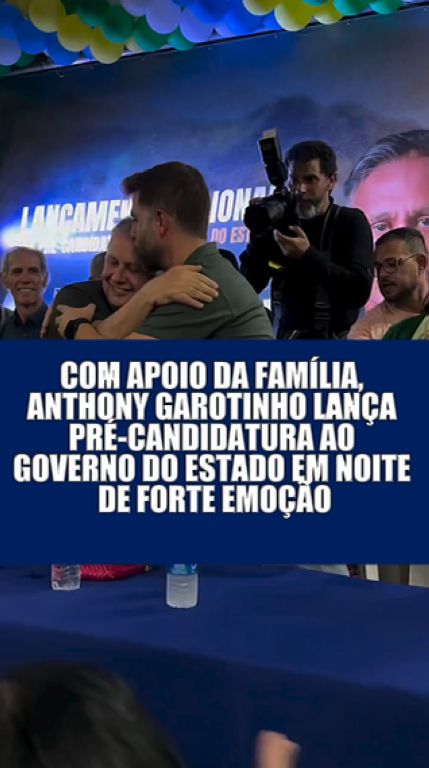 Sábado – 18:20 – Com apoio da família, Anthony Garotinho lança pré ...